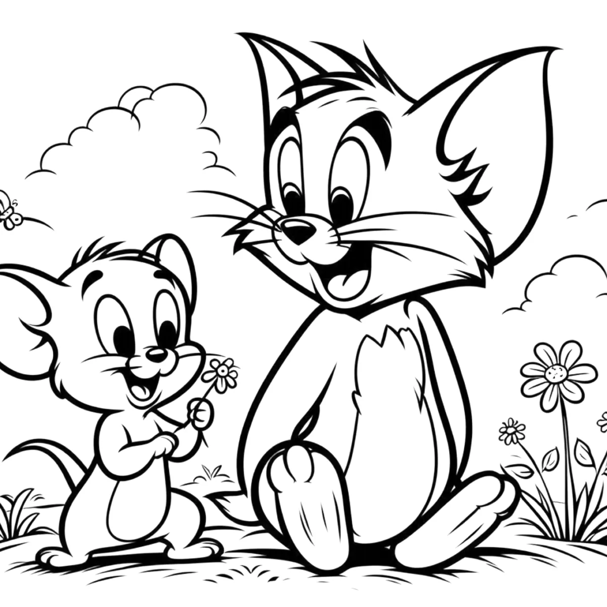 Juegos De Tom Y Jerry Para Colorear